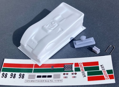 BRM P154 Can Am, BHR Body Kit, .020 White Styrene, 1/64 H0 | eBay