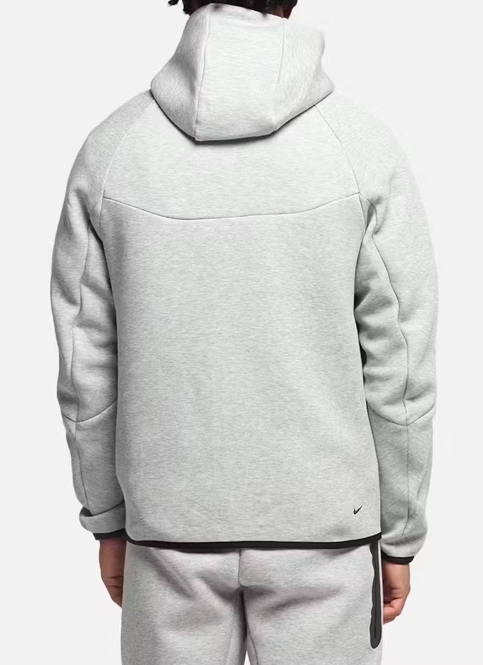 Nike Tech Fleece Full Tracksuit Set Grey Hoodie and Joggers | eBay