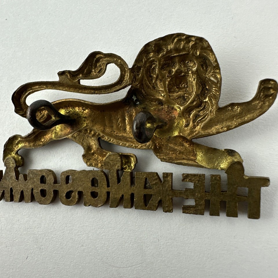 First World War British Army The Kings Own Regiment Brass Cap Badge ...