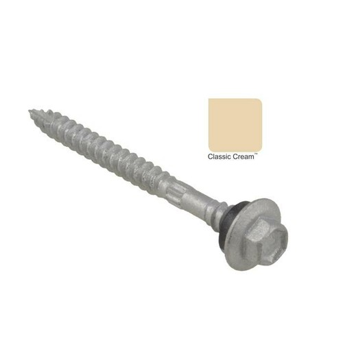 Qty 6000 Hex Timber NEO Top Grip 12g-11 x 65mm CLASSIC CREAM SMOOTH ...