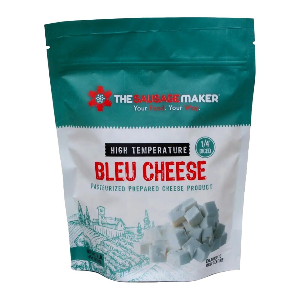 1/4" Diced Hi-Temp Cheese Bleu, Cheddar, Pepper Jack, Mozzarella, Swiss ...