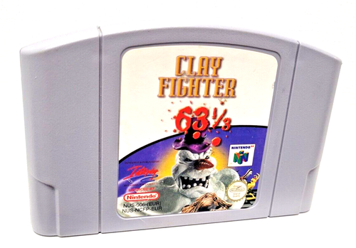 N64 Clay Fighter 63 1/3 Nintendo 64 PAL UK Cartridge | eBay