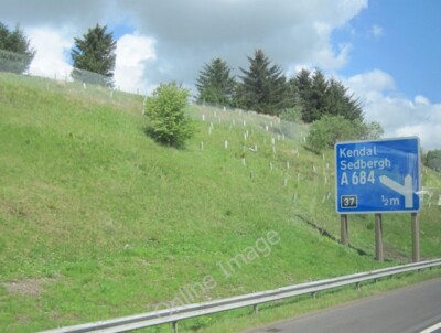 Photo 6x4 Half a mile to junction 37 New Hutton M6 northbound c2011 ...