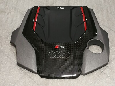 OEM AUDI RS4 RS5 2.9L TFSI CARBON ENGINE COVER NEW!! 06M103925AB | eBay