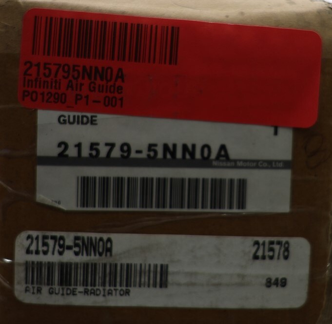 NEW OEM Radiator Air Guide 215795NN0A for Infiniti QX50 2.0L 2019-2020 ...