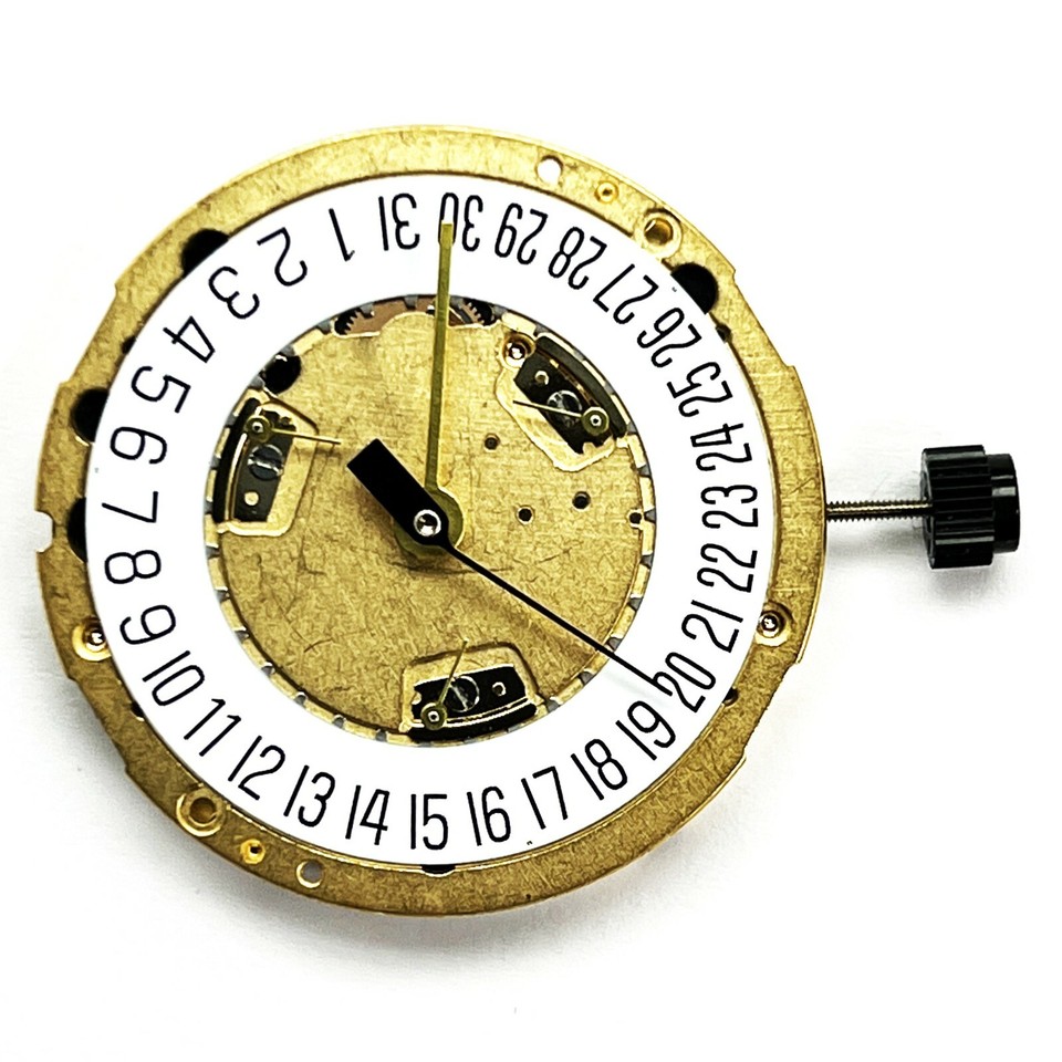 ETA 251.274 Chronograph Watch Movement Quartz Date at 3, 4, 4:30, 6 ...