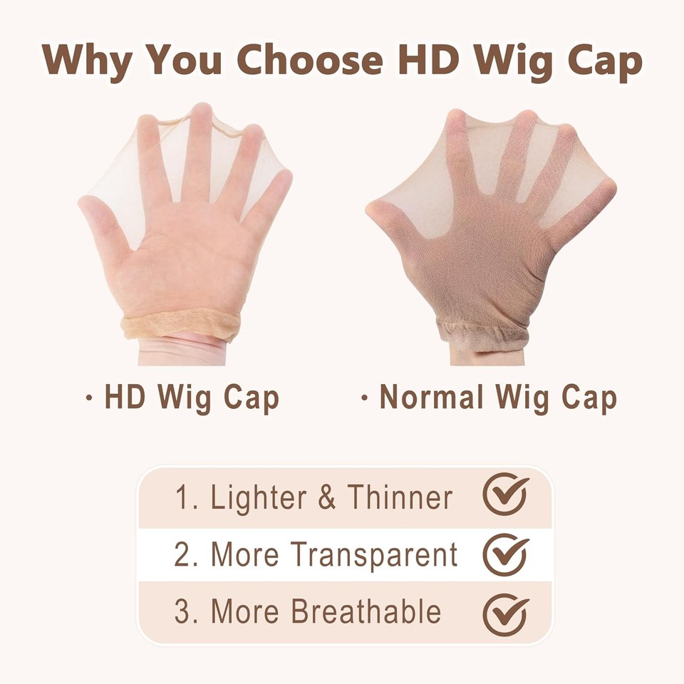 TaShow 30 Pcs Wig Caps for Women Lace Front, Ultra Thin Stocking Cap ...