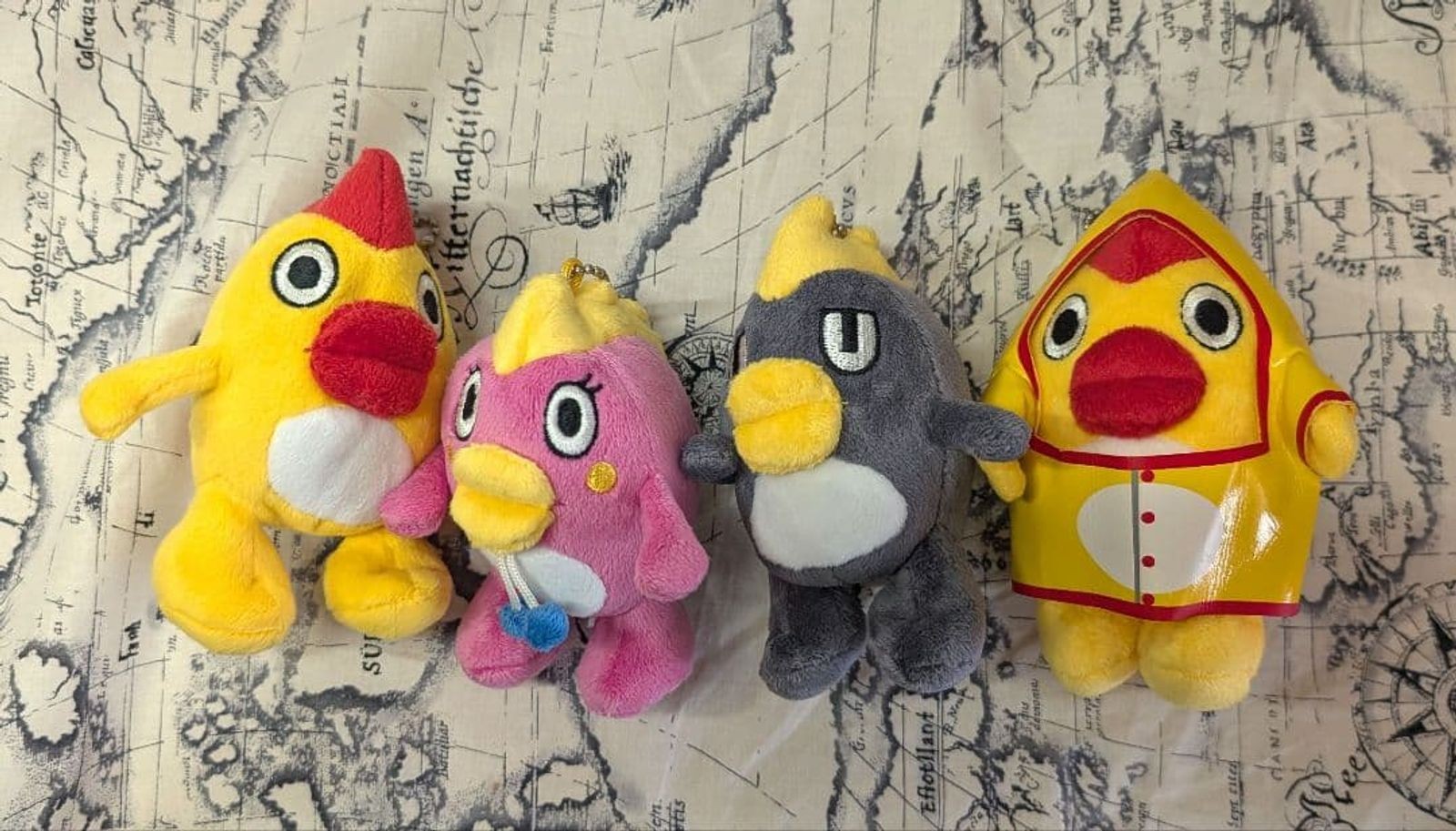 Sora Jiro Kumojiro Pocky Pocky Plush Keychain Set 4pc Mascot | eBay