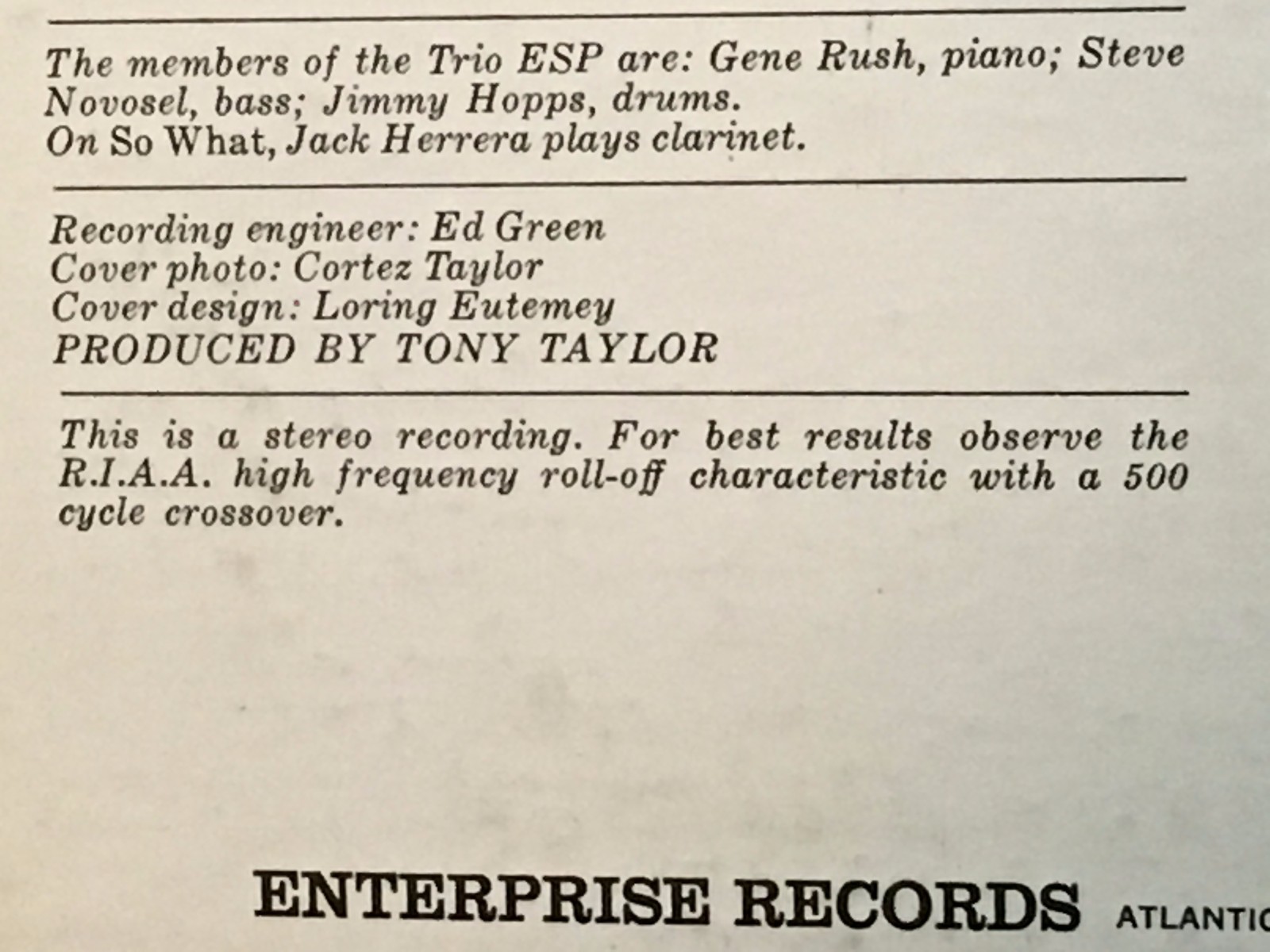 FATHER HERRERA -Jazz Goes to Church ~ENTERPRISE 102 {orig} w/Steve ...