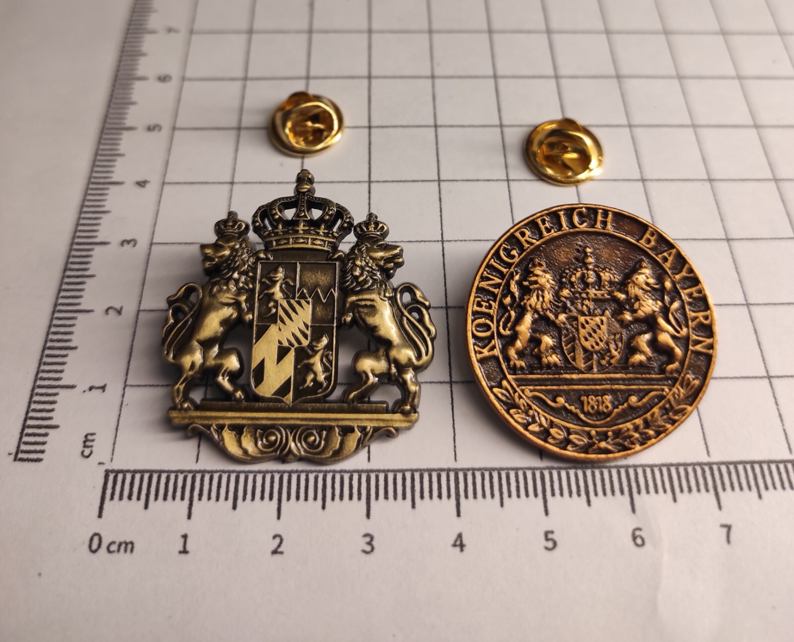 2er SET: PIN/Anstecker KÖNIGREICH BAYERN (Militaria, Nostalgie, Areal) | eBay.de