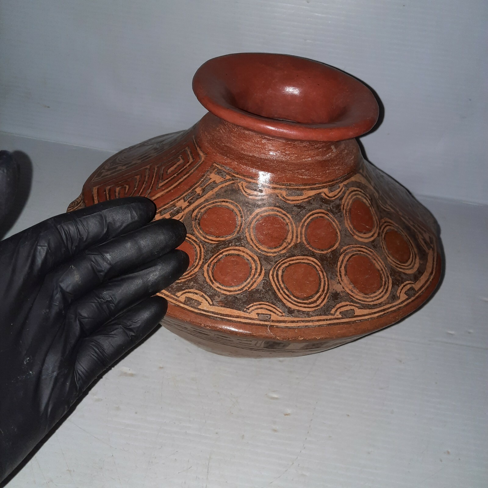 Pre-Columbian Panamanian Conte Cocle Sea Turtle Pottery Jar Vessel ...