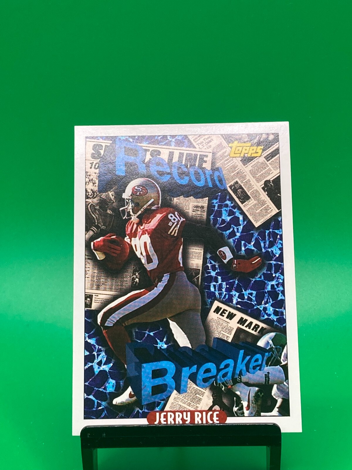 Jerry Rice San Francisco 49ers 1993 Topps Record Breaker #2 Football | eBay