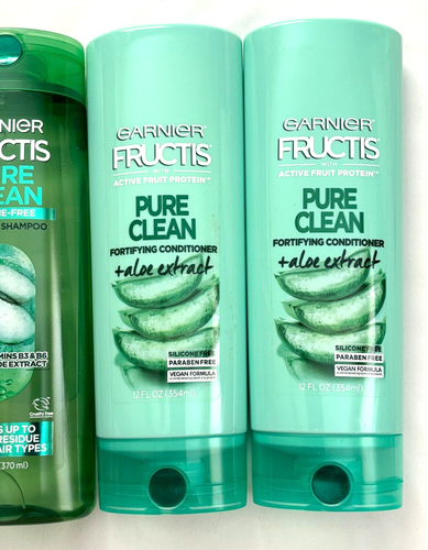 Garnier Fructis Pure Clean Hydrating Shampoo & Purifying Conditioner (2 ...