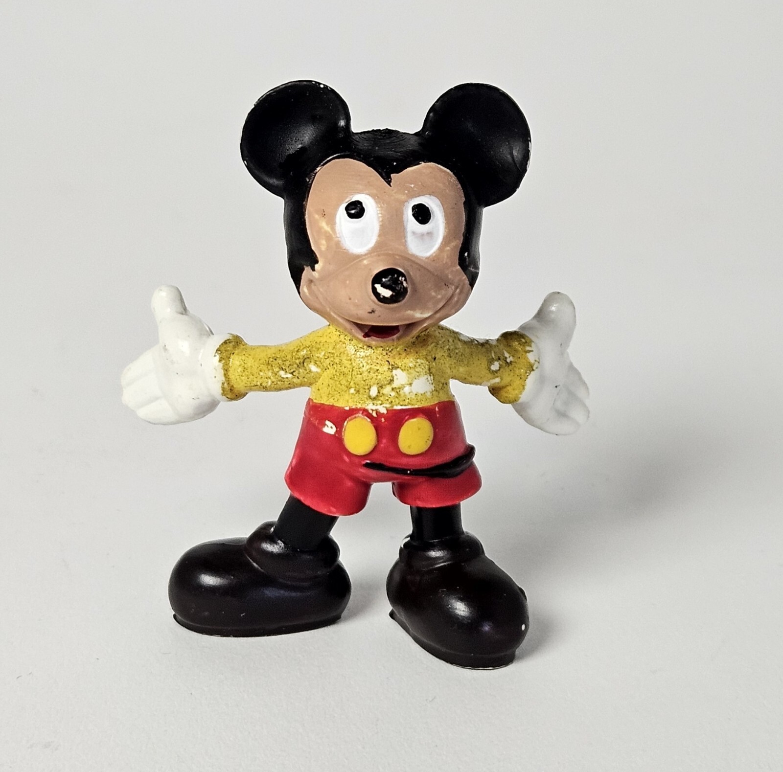 1961 Marx Disneykins Mickey Mouse Hand Painted Plastic Figure | eBay