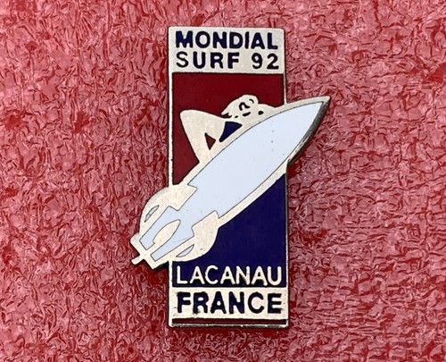 T11 Pins MONDIAL SURF LACANAU 1992 World Qualifying Series Vintage ...