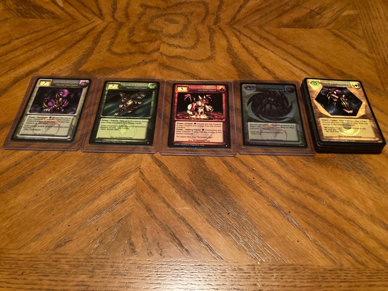 Magi Nation TCG CCG - 3 Hyren Cards, 1 Holo, + 28 Card Lot | eBay