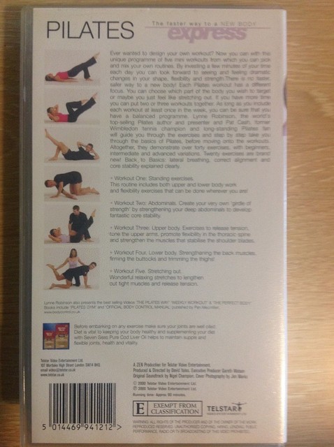 Pilates 4 - Pilates Express (VHS, 2000) for sale online | eBay