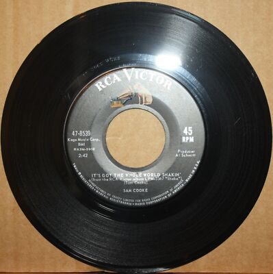SAM COOKE Whole World Shakin' TROUBLIN' MIND Northern Soul 45 RCA ...