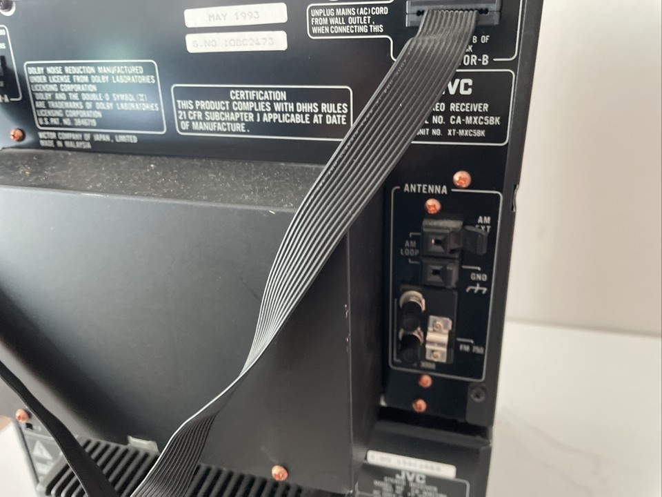 JVC MX-C5 Compact Component System 6+1 CD Changer/ Dual Tape | eBay