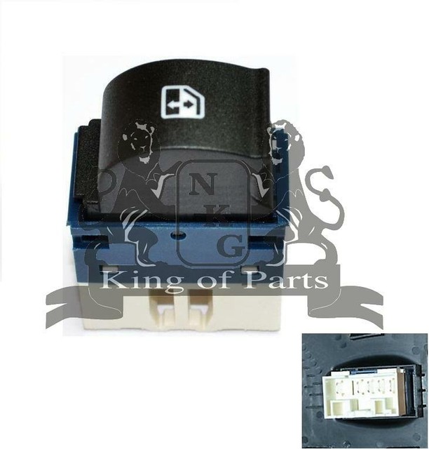 FIAT DOBLO II 2 Electric Window Switch Front Left Blue 735417034 for ...