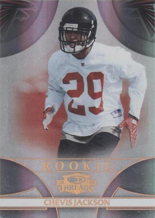 2008 Donruss Threads - Rookie Chevis Jackson #166 Century Proof Bronze ...