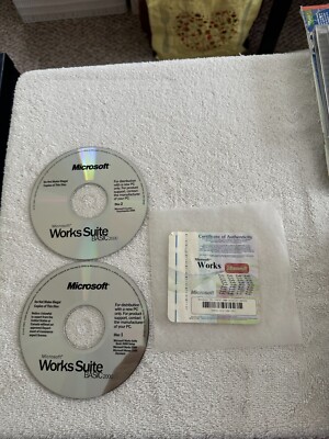 Microsoft Works Suite Basic 2000 For Windows w/Product ID!!!! | eBay