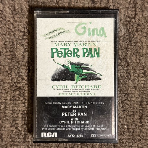 Peter Pan An Original Cast Recording Cassette | eBay