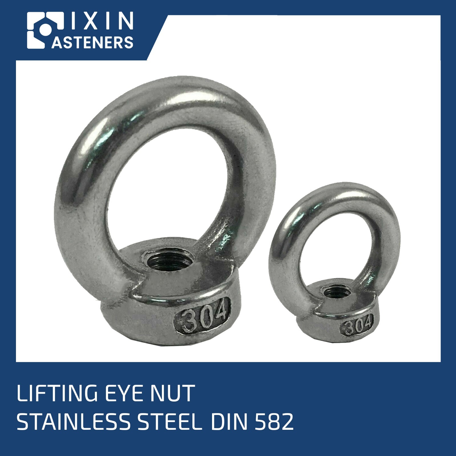 M6 M8 M10 M12 M16 M20 M24 M30 LIFTING EYE NUTS & BOLTS A2 / A4 ...