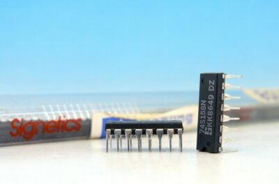 5 x Genuine 74S158N 74S158 Signetics Quadruple Line Data Selector ...