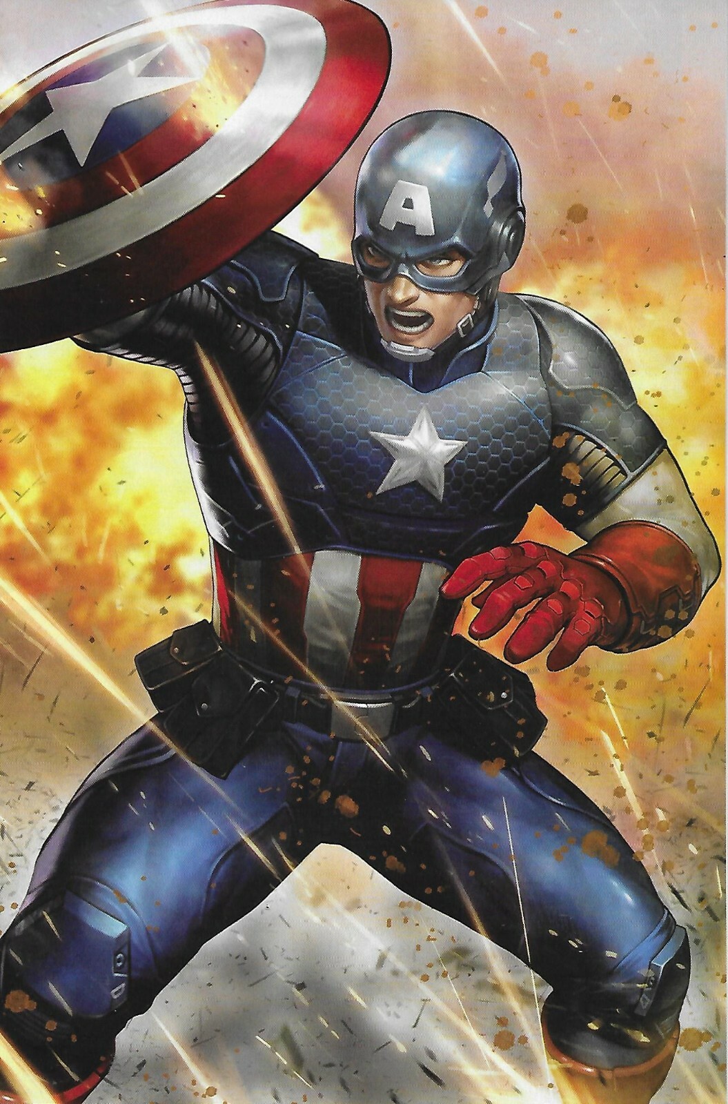 Captain America Comic 11 Battle Lines Variant First Print 2019 Marvel ...