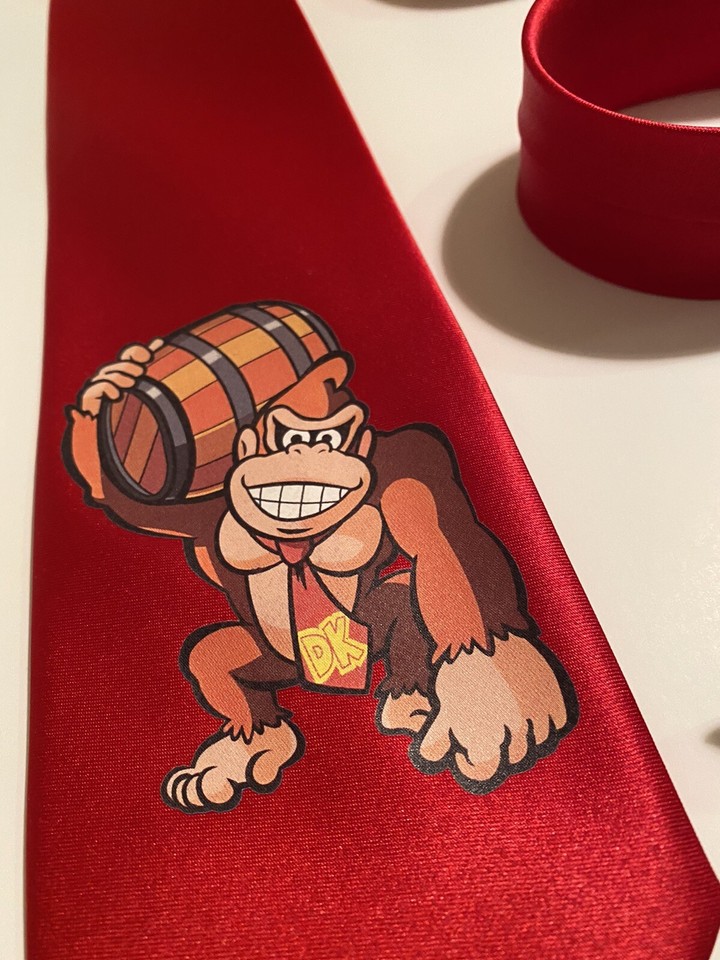 DK Necktie, DK With Beer Keg, Fun, Monkey Tie, Fun Gift, New | eBay