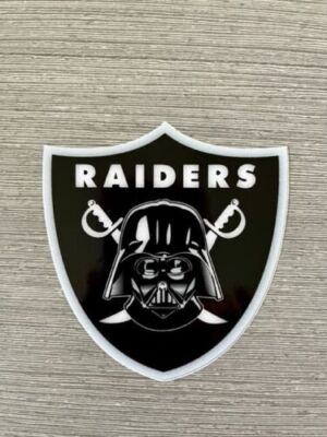 Las Vegas Raiders Darth Vader Combine Design Darth Vader Vinyl Decal ...