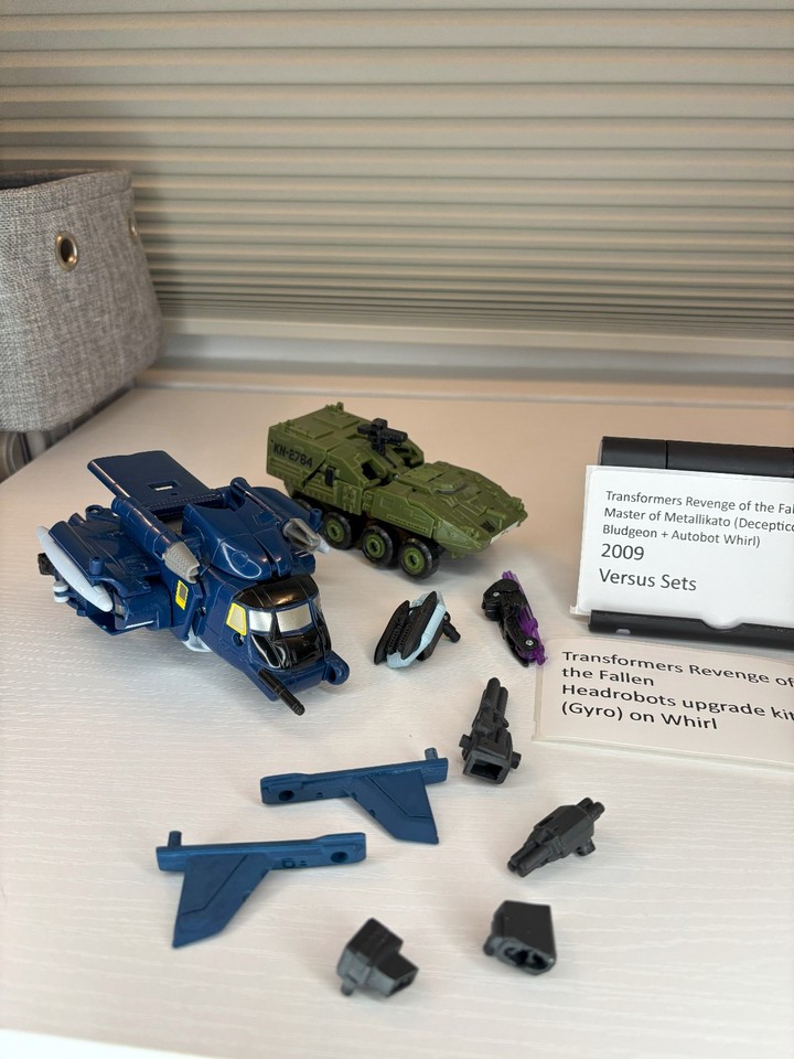 Transformers ROTF Master of Metallikato Whirl & Bludgeon with Upgrade ...