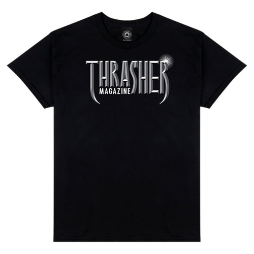 Thrasher Skateboard Magazine Men's Gothic Skate Shor Sleeve T-Shirt Black | eBay