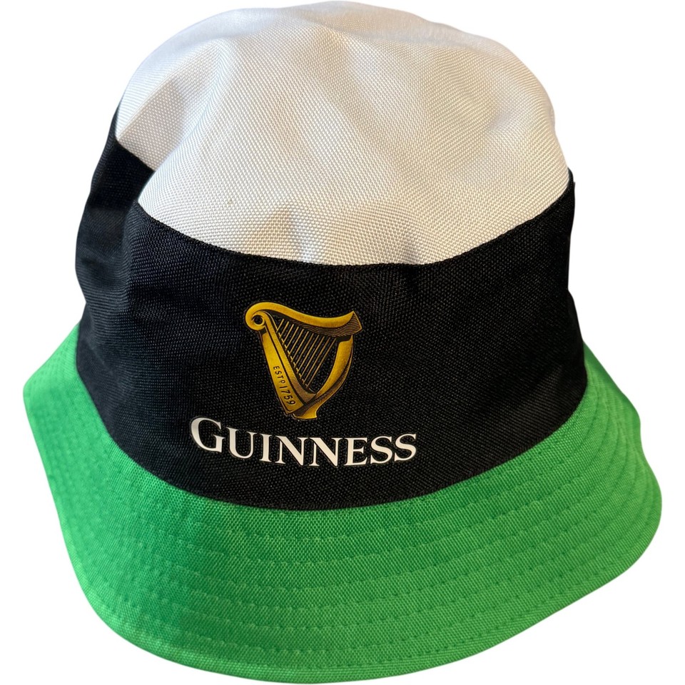 Guinness Bucket Hat Men's One Size Multicoloured Logo Casual | eBay UK