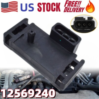 Manifold Absolute Pressure MAP Sensor 12569240 for Chevrolet Buick ...