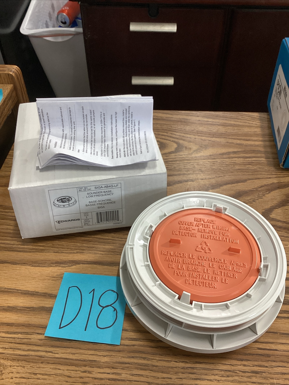 New EST Edwards SIGA-AB4G-LF Fire Alarm Low-frequency Sounder Base | eBay