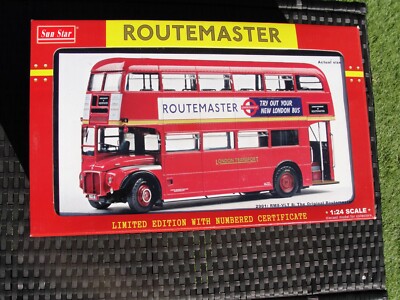 SUN STAR DIECAST ROUTEMASTER RM8-VLT 8 2901 1.24 SCALE NEW OLD STOCK ...