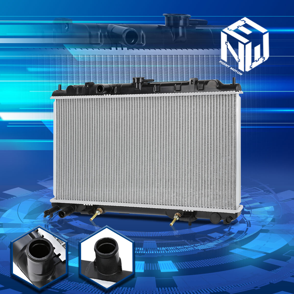 For 00-06 Nissan Sentra 1.8L 27" W Aluminum Core DPI 2346 Radiator ...