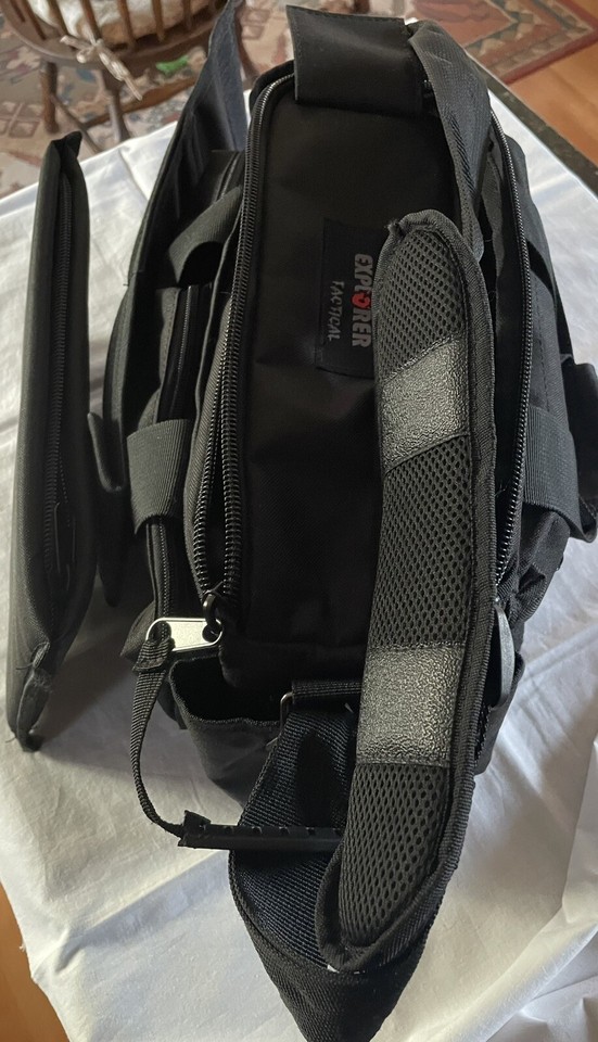 Explorer Tactical Ready Range Bag Black 18”x10”x10” Gun Pistol Bag ...