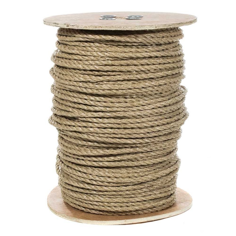 Twisted ProManila / UnManila / Tan Polypro Rope Multiple Length and ...