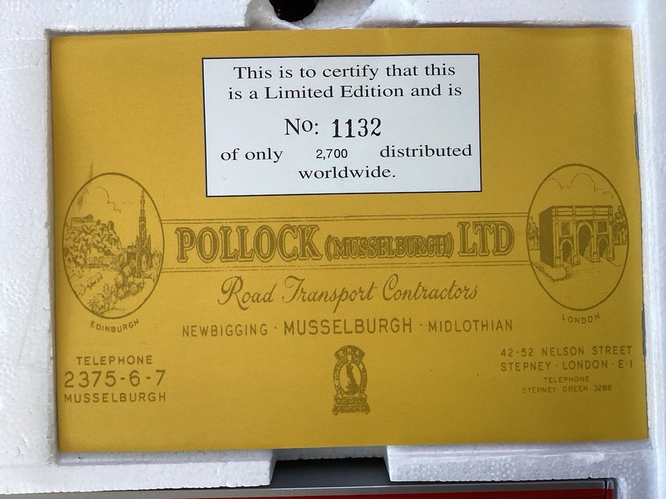 Corgi CC99130 Scotland's Finest Pollock Box Set Limited Edition, Box ...