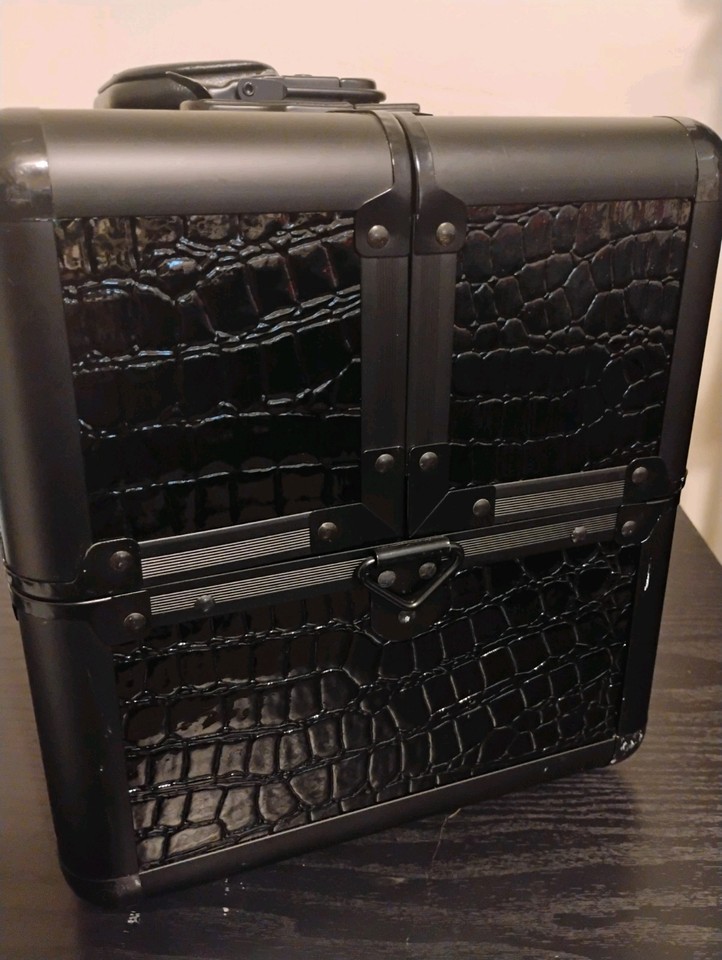 Vintage *rare* Sephora Train Makeup Case Black.No Key! | eBay