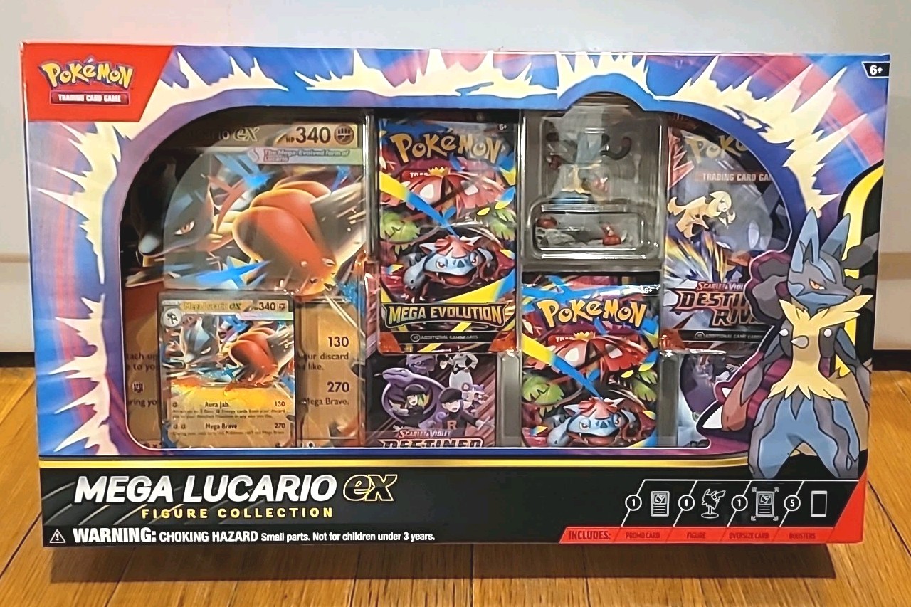 Pokémon TCG: Mega Lucario ex Premium Figure Collection Box