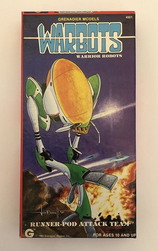 Warbots: Warrior Robots - Runner-Pod Attack Team - Grenadier Models ...