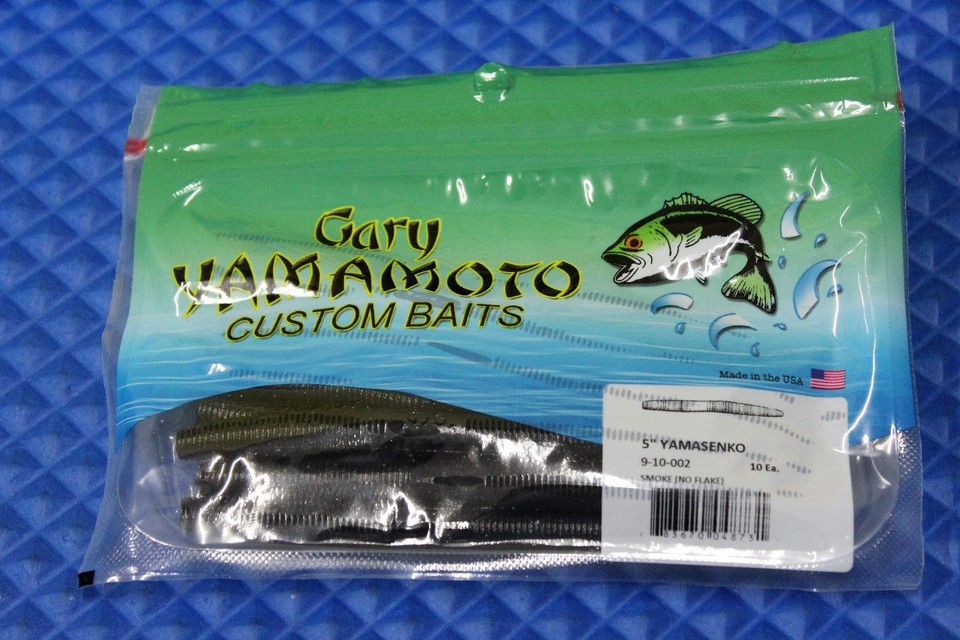 Gary Yamamoto 5" Yamasenko Custom Baits 9-10 Series 10 Pack CHOOSE YOUR ...