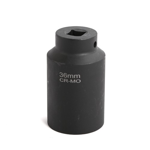 1/2" Dr Metric 36 MM Deep Air Impact Socket, 6 Points Axle Nut Sockets ...
