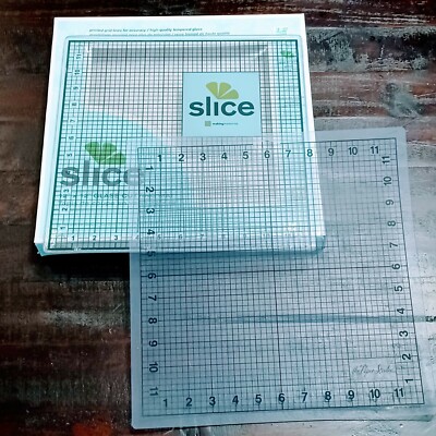 Making Memories Slice GLASS CUTTING MAT 12" X 12" NEW & the paper ...