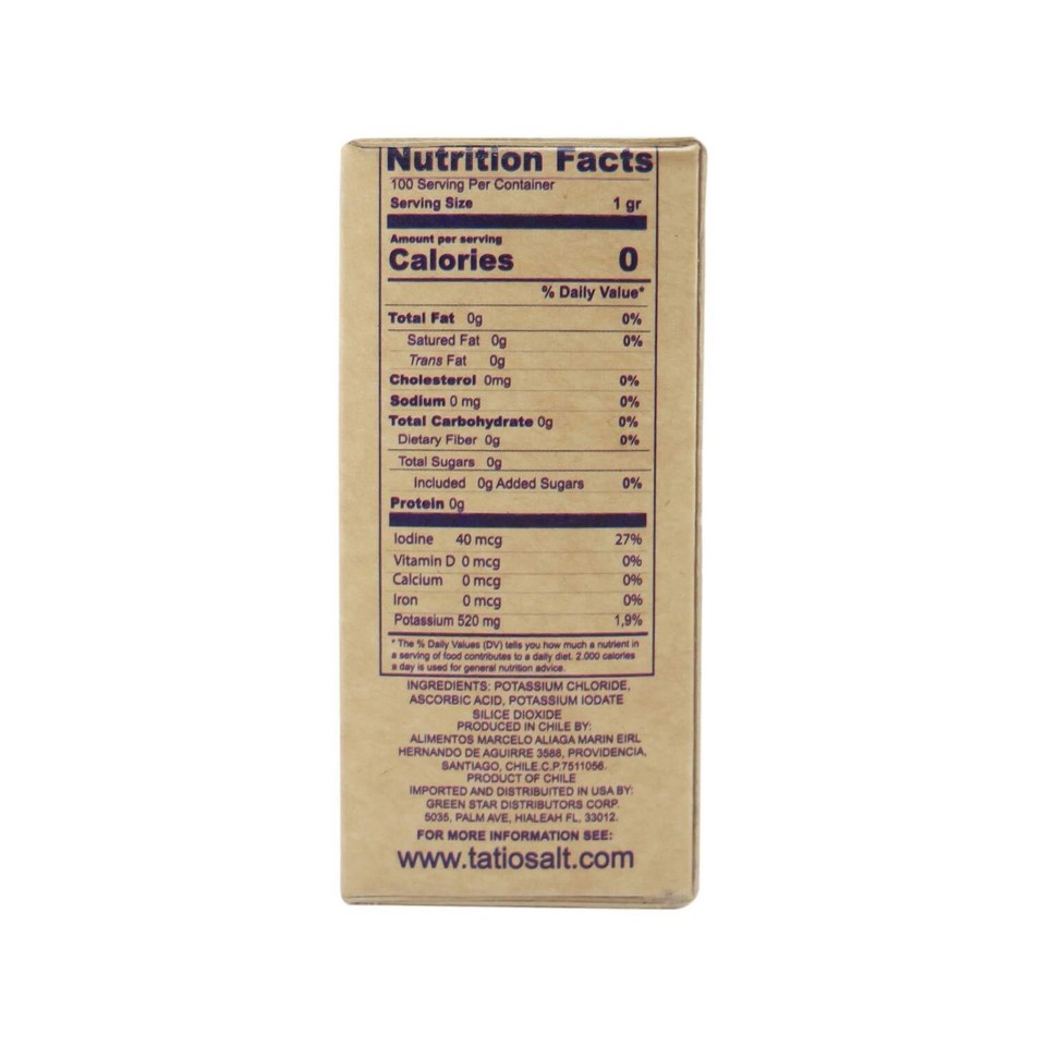 Salt 100% Natural, Sodium Free, Salt Substitute. Eco-friendly Salt ...