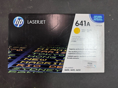 HP 641A Yellow Original Toner Cartridge - C9722A | eBay